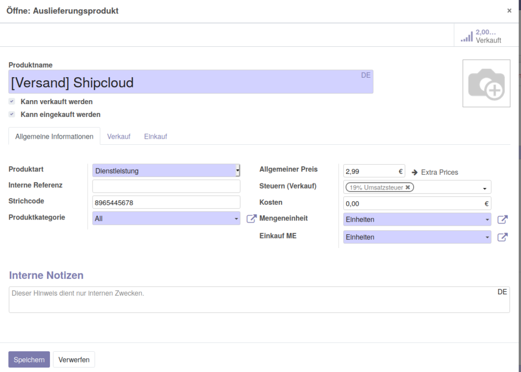Odoo Shipping - Erfolgreich versenden mit Shipcloud